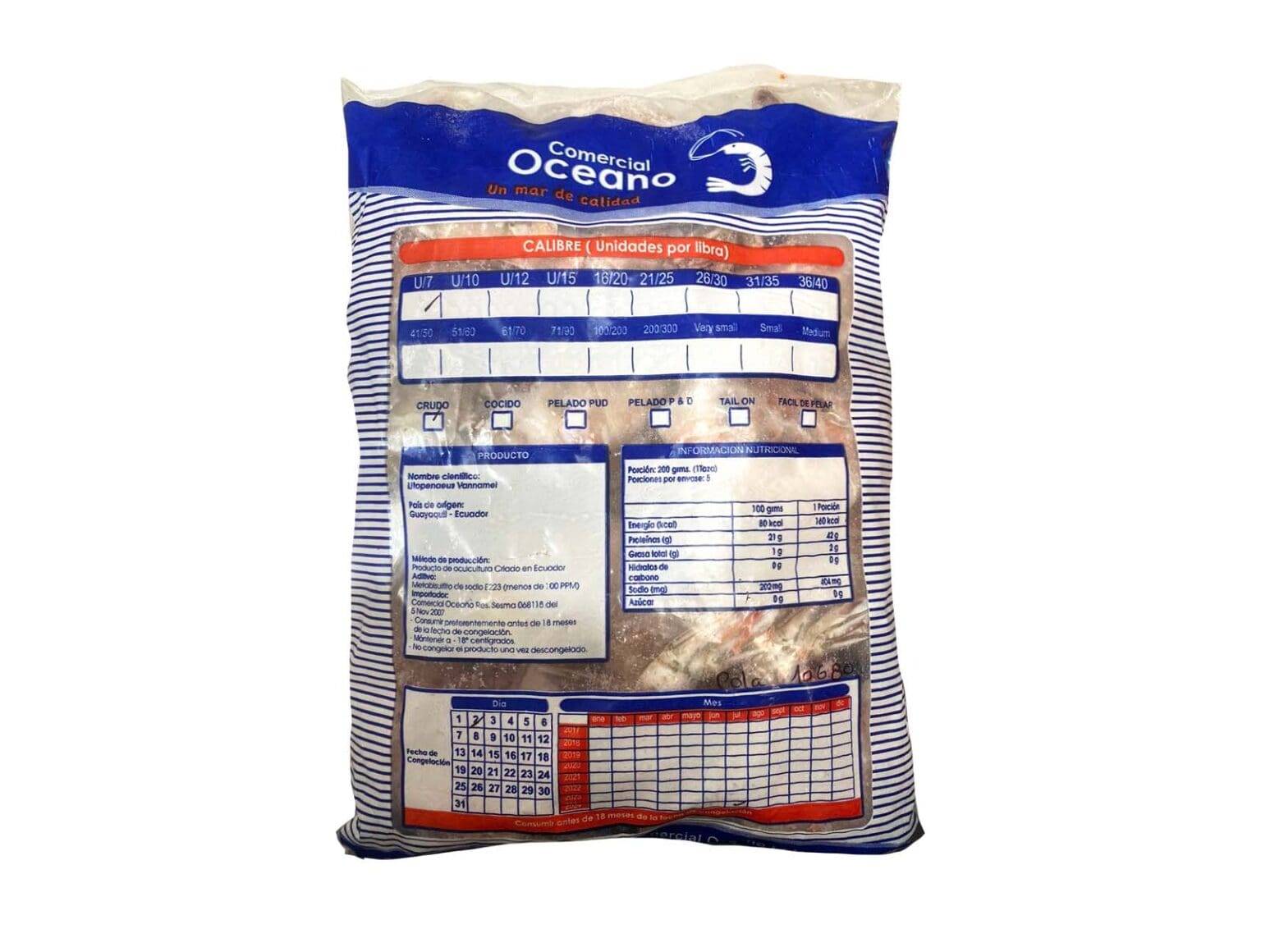 Camarón apanado con cola. Cobertura natural o coco | Aquality